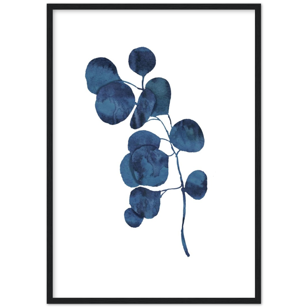 Lámina decorativa para enmarcar BLUE FERN III 30x40 cm | Leroy Merlin