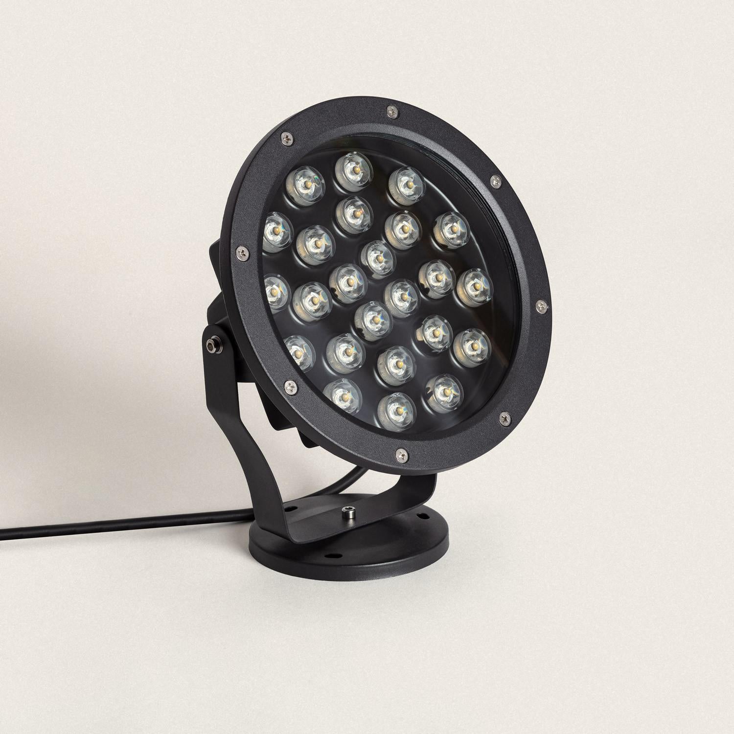 Ledkia Foco Exterior LED 24W Colmar Blanco Cálido 3000K 60º | Leroy Merlin