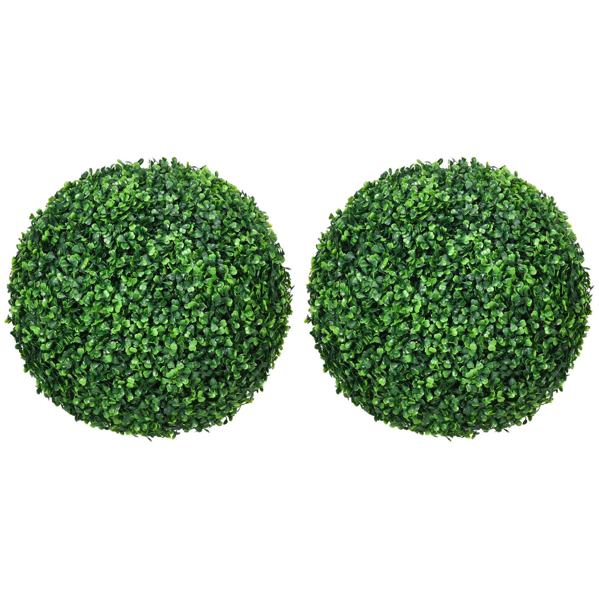 Set de 2 bolas de boj artificiales con protección UV para uso interior ...