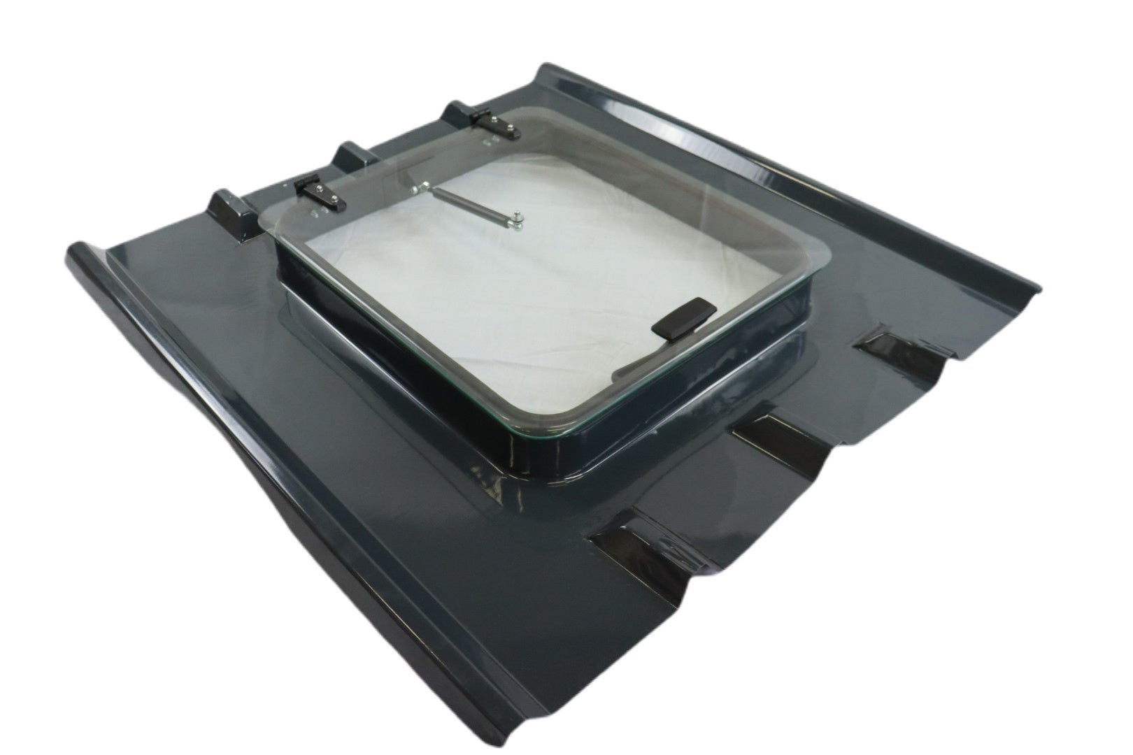 Lucarne de toit pour tôles bac acier ondulés profil 5 ondes - RAL 7016 ...