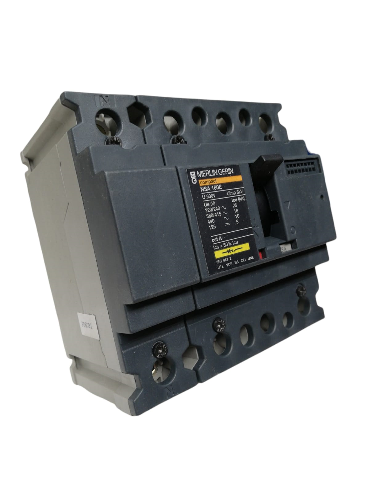 Merlin gerin 28228 interruttore magnetotermico nsa160e fisso ant 4p//4r ...