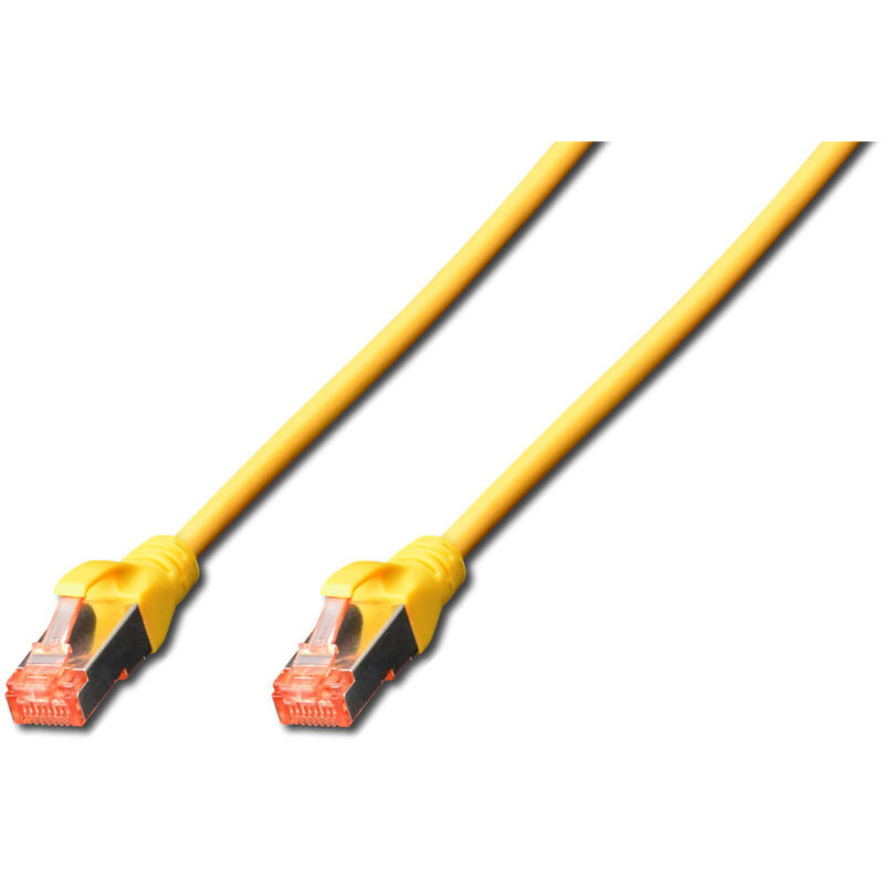 Digitus cable de red awg27 cat6 s/ftp lszh 5m amarillo dk-1644-050/y | Leroy Merlin