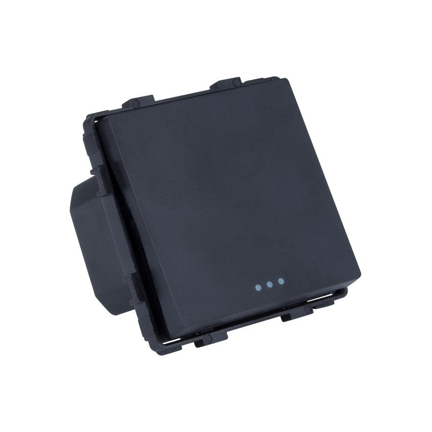 Interruptor Simple Conmutado Modern, Negro, PC PC | Leroy Merlin