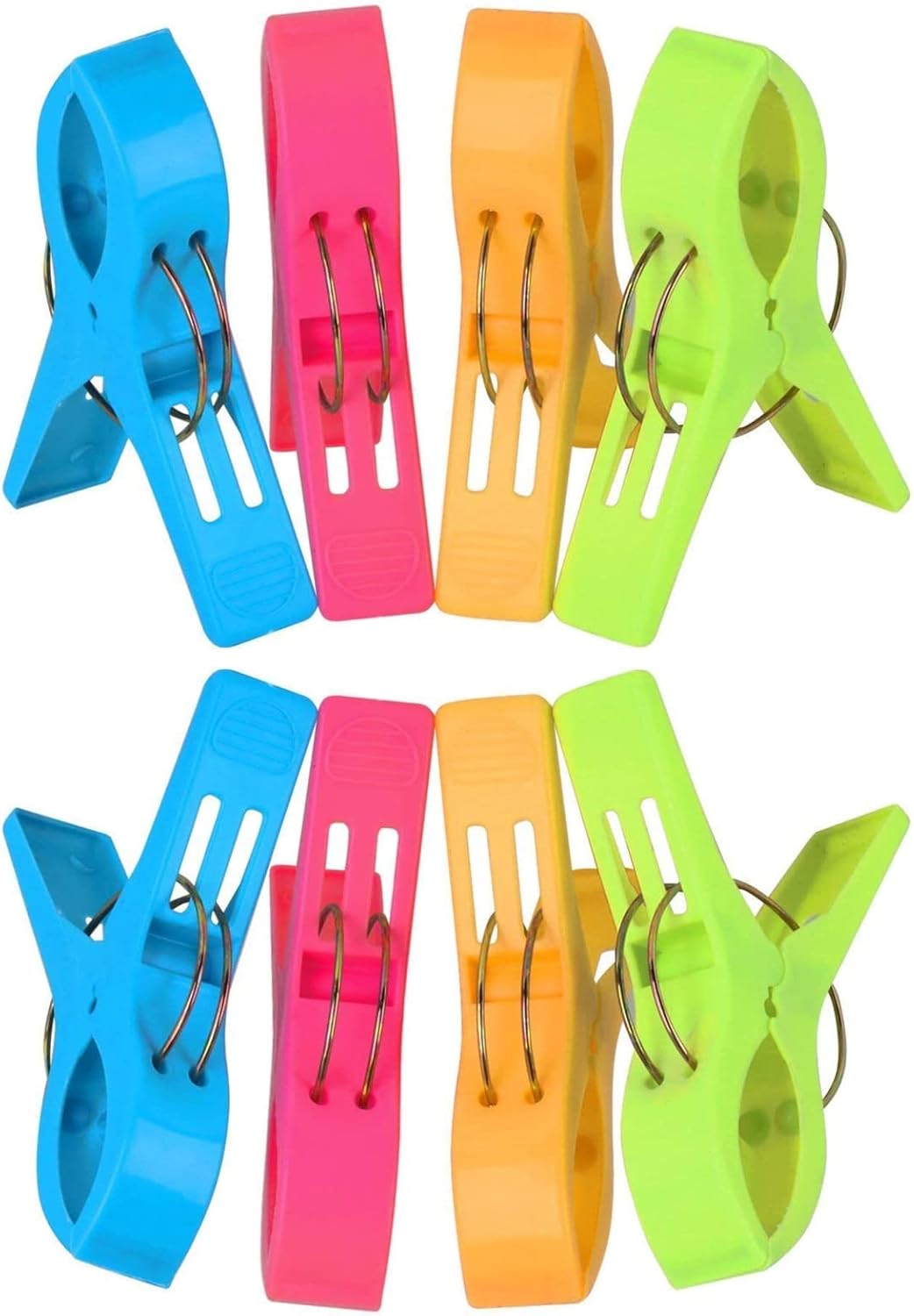 8 Pièces Pinces à Linge, Pinces à Serviette de Plage en Plastique ...