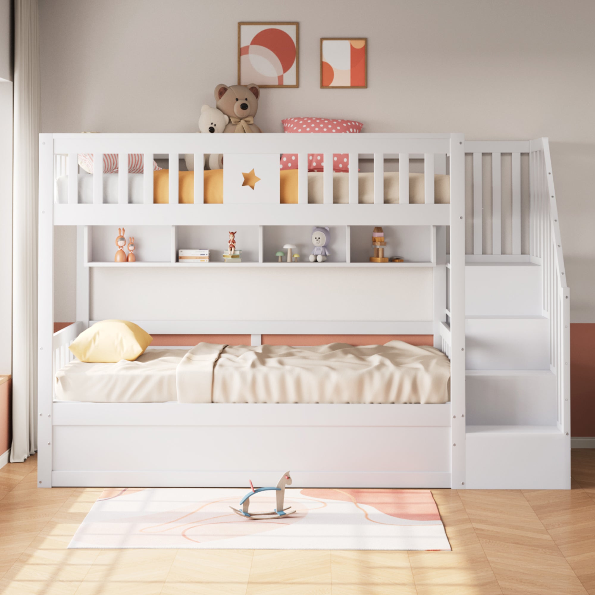 Cama litera multifuncional de 90 x 200 cm - Cama inferior hidráulica ...