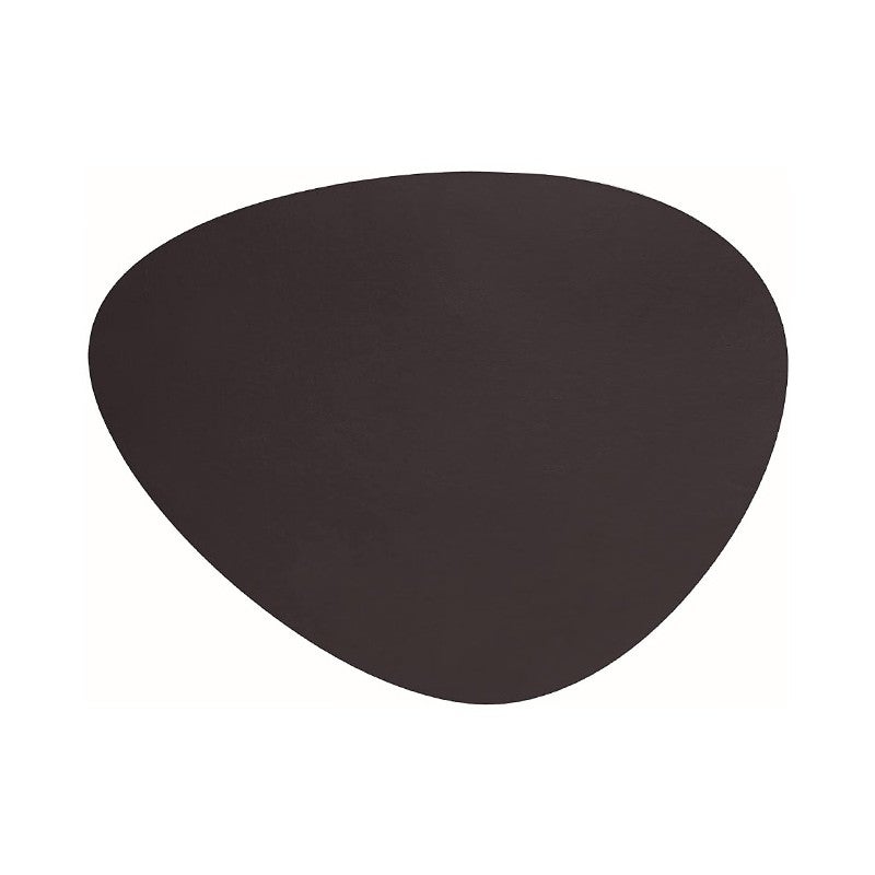 Nappe ovale en cuir anthracite Lacor [45 x 35 cm] | Leroy Merlin