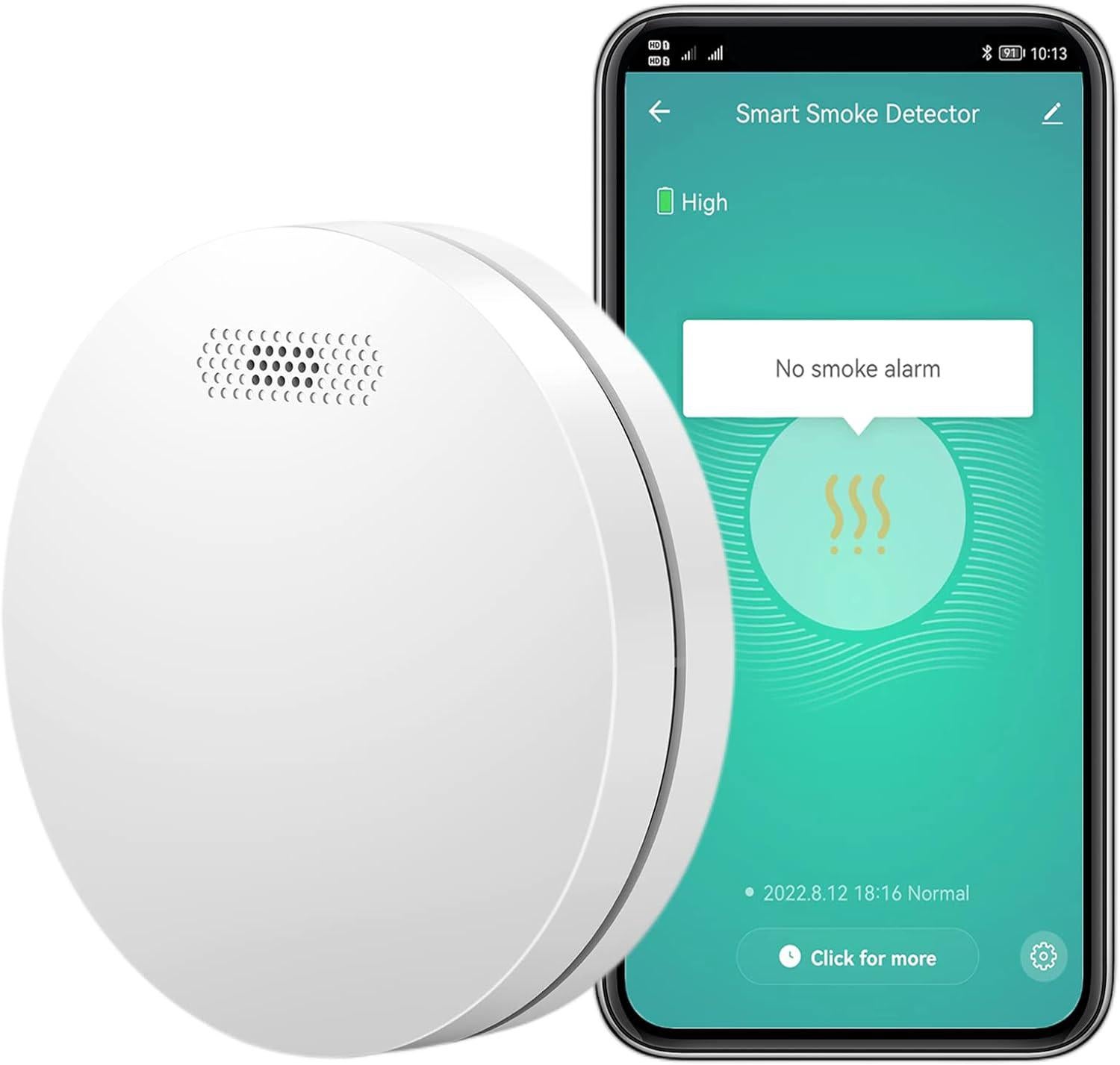 WiFi avec de Détecteur d'incendie sans Fil Intelligent avec Fonction de ...