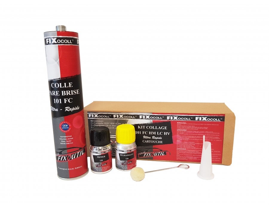 TOPCAR - Kit collage pare-brise FIXOCOLL 101FC - 1 Kit - 310ml ...
