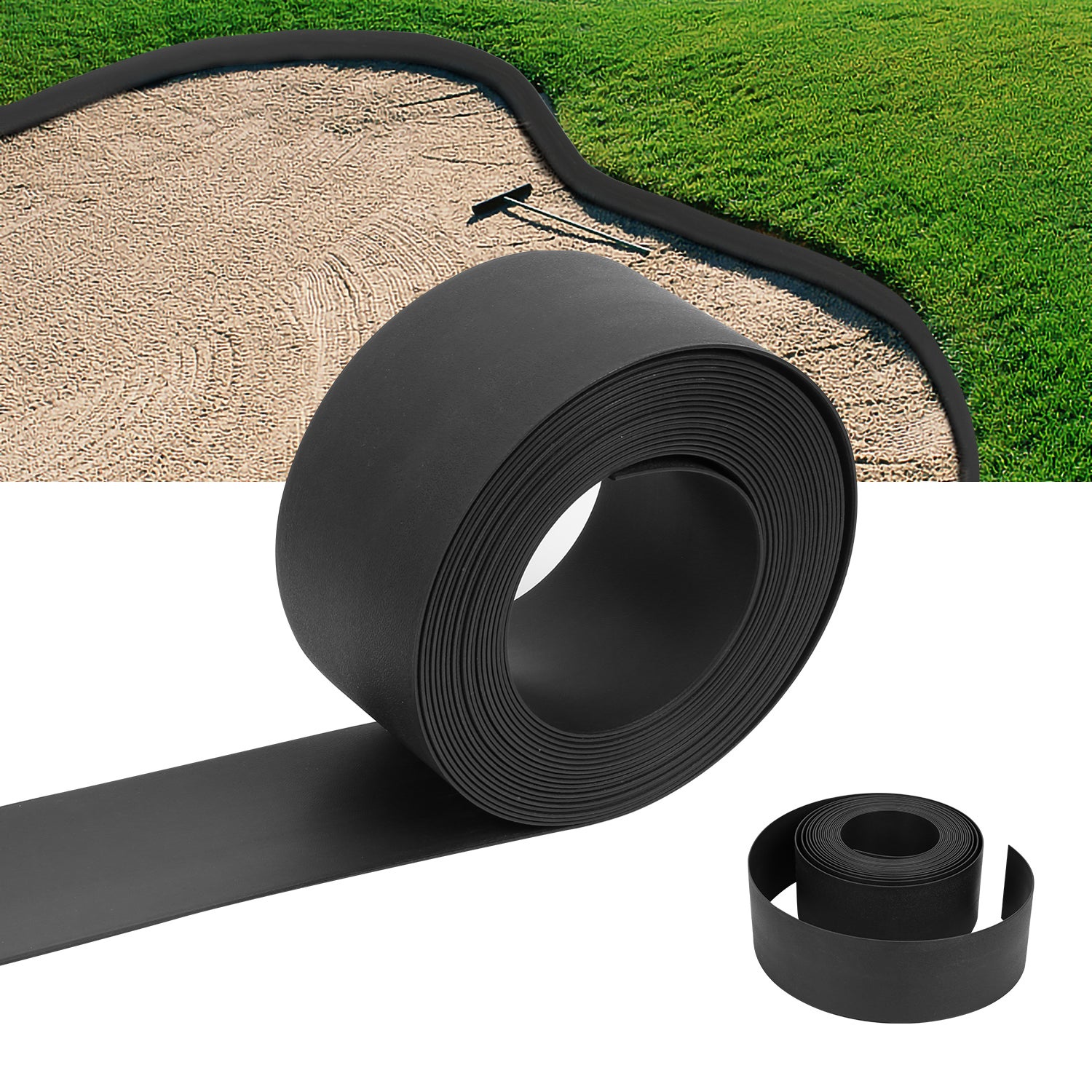 Bordure de jardin Bordure de pelouse flexible Bordure de lit en ...