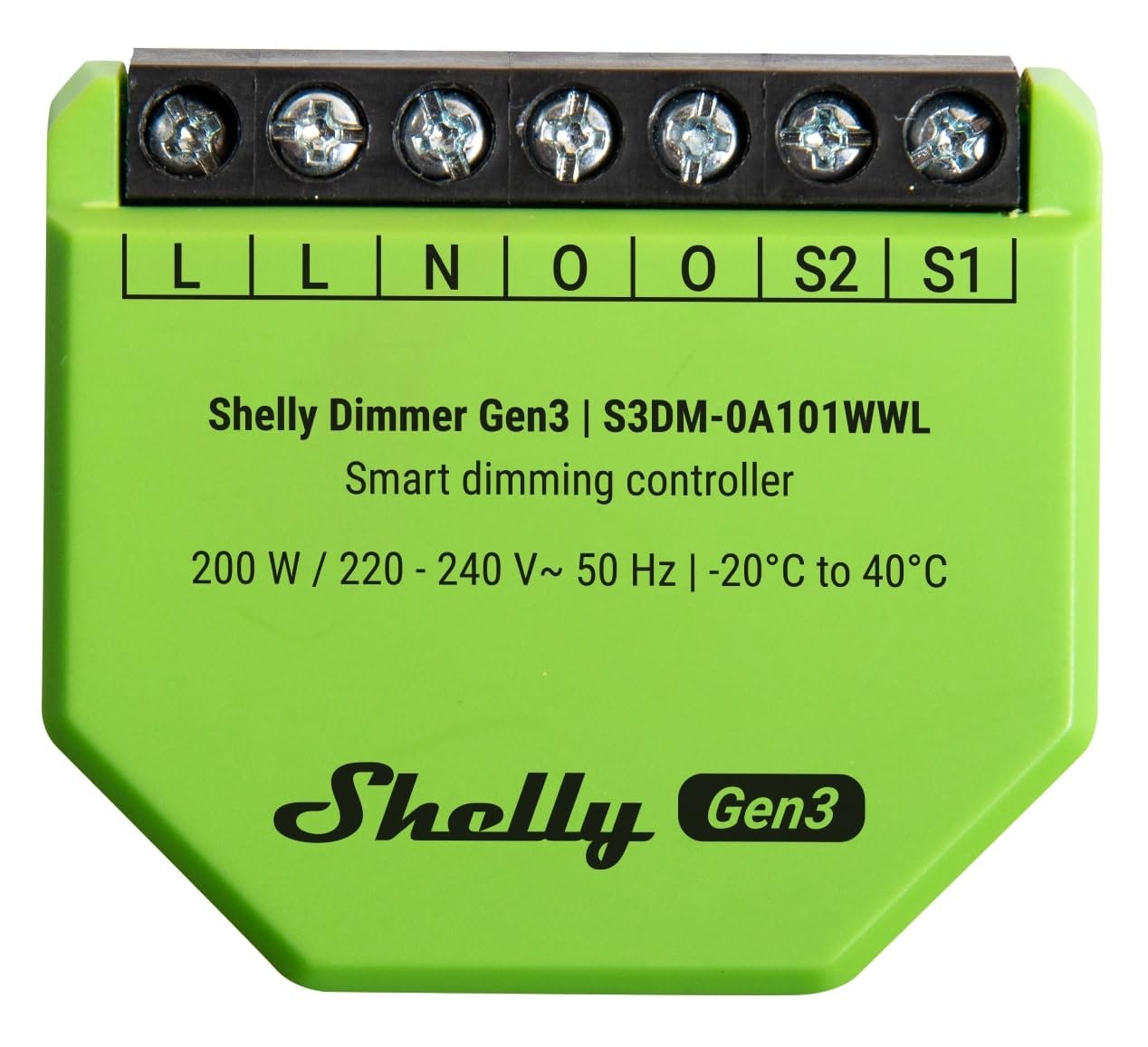 Shelly Dimmer Gen3, WLAN Smart Dimmer, automazione domestica, luci ...