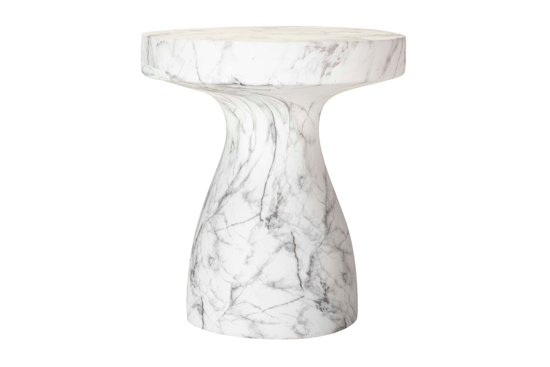 Table d'appoint blanche Sedit 51 x 51 x 55 cm | Leroy Merlin