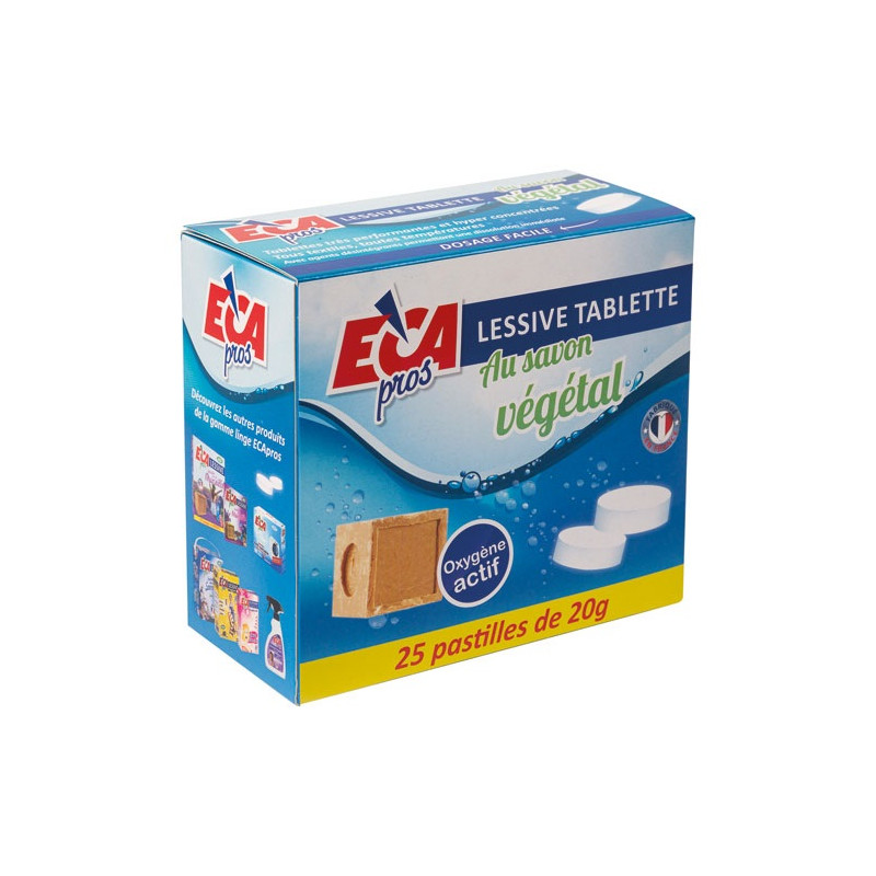 ECA LESSIVE PASTILLE LINGE SAVON X25 ECA PROS - 313 | Leroy Merlin