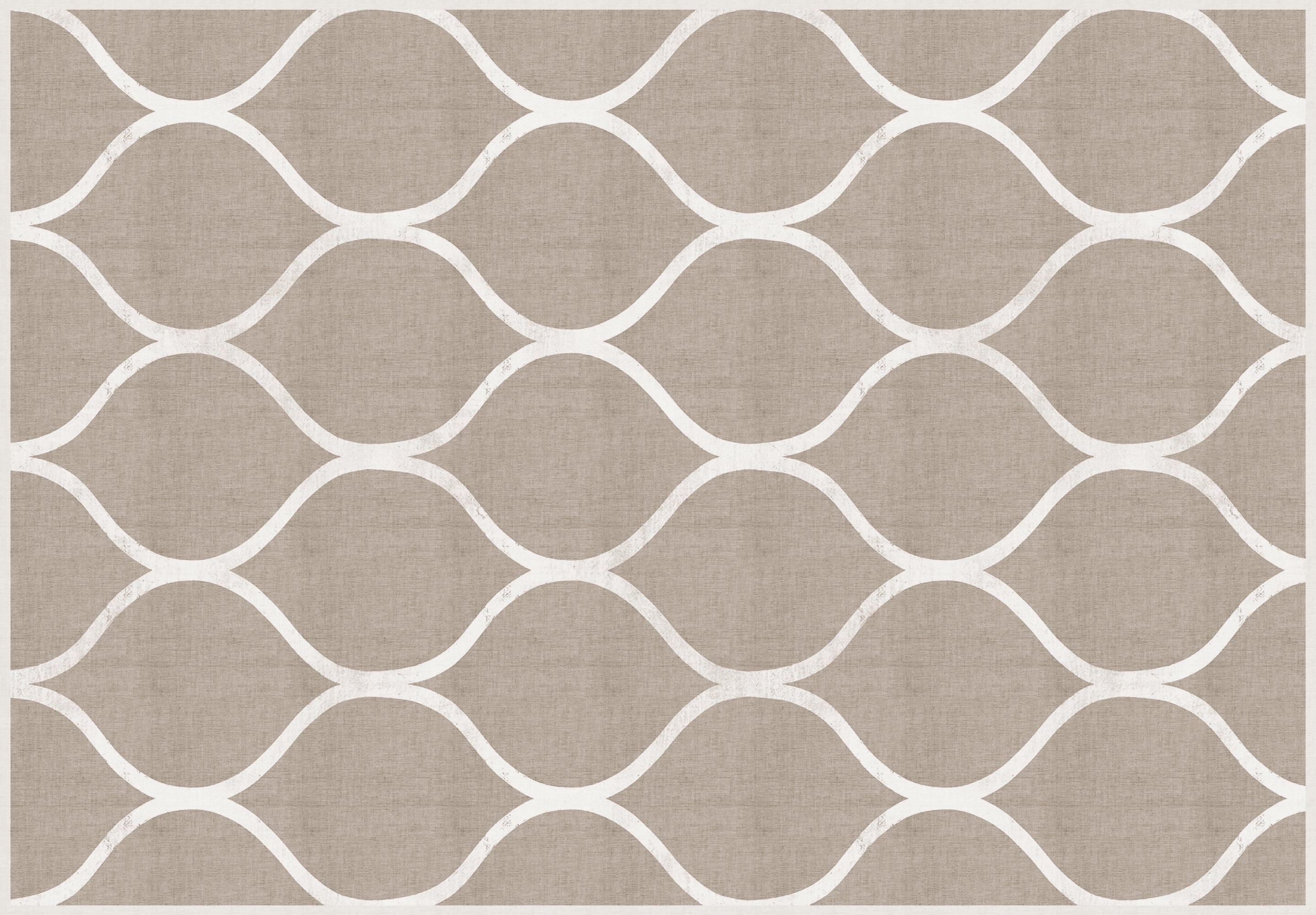 Tapis PVC intérieur/extérieur Celosía Natural 160x230 cm - PVC imprimé ...