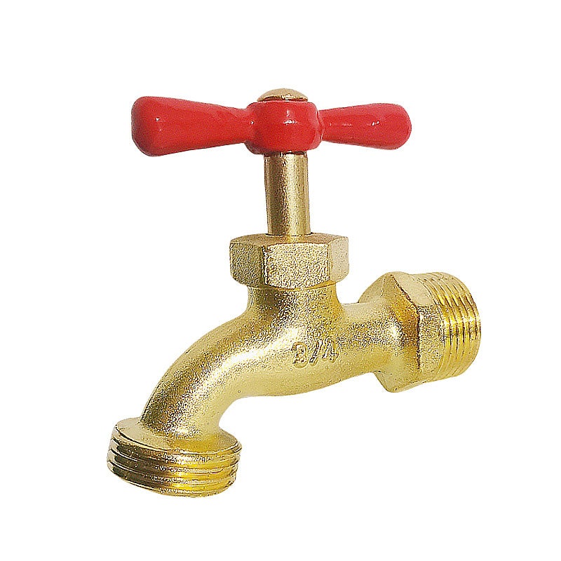 Robinet de jardin 3/4 en cuivre plaqué, robinet de tuyau d'arrosage ...