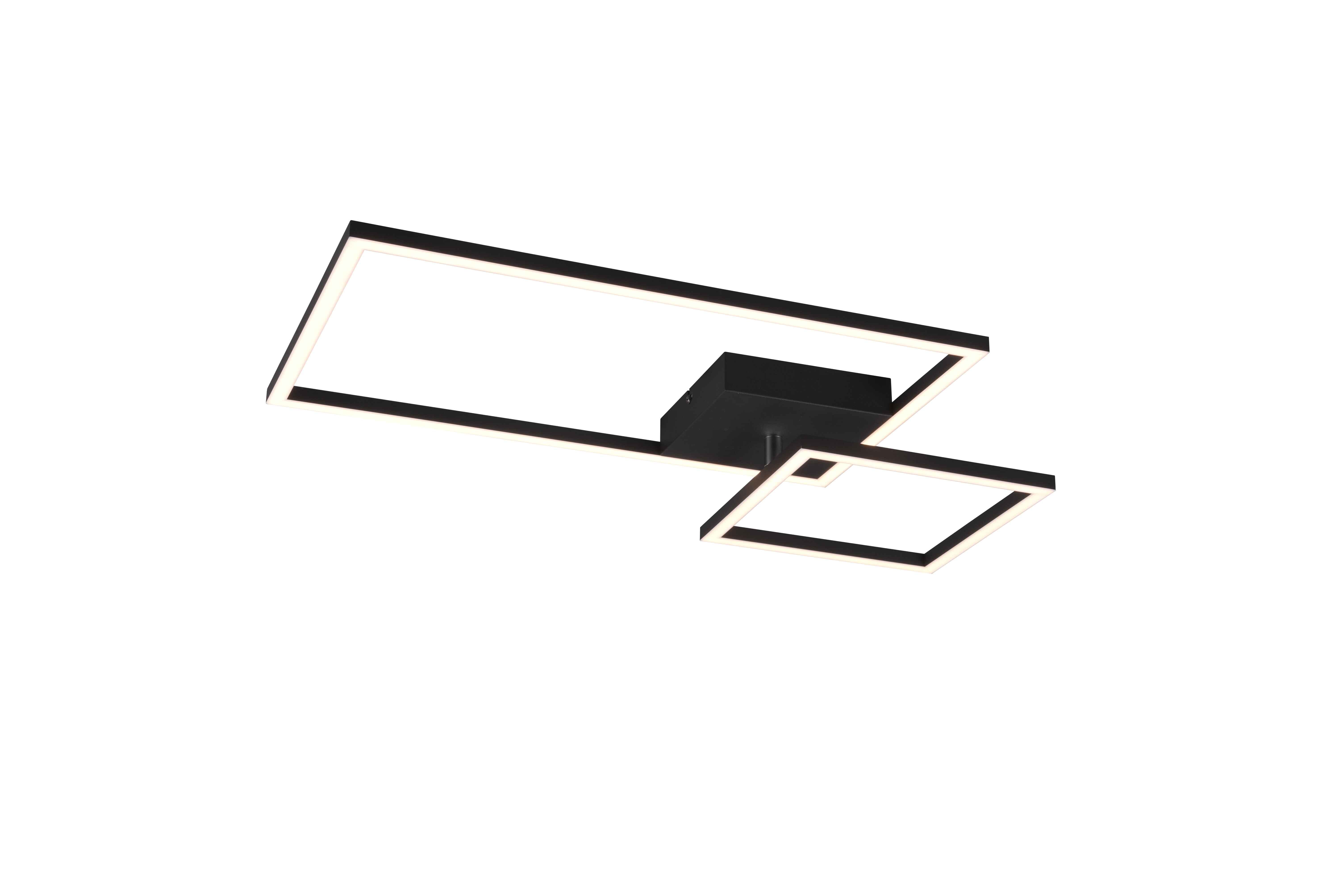 Plafonnier LED moderne RL Padella noir 25W 3000lm | Leroy Merlin