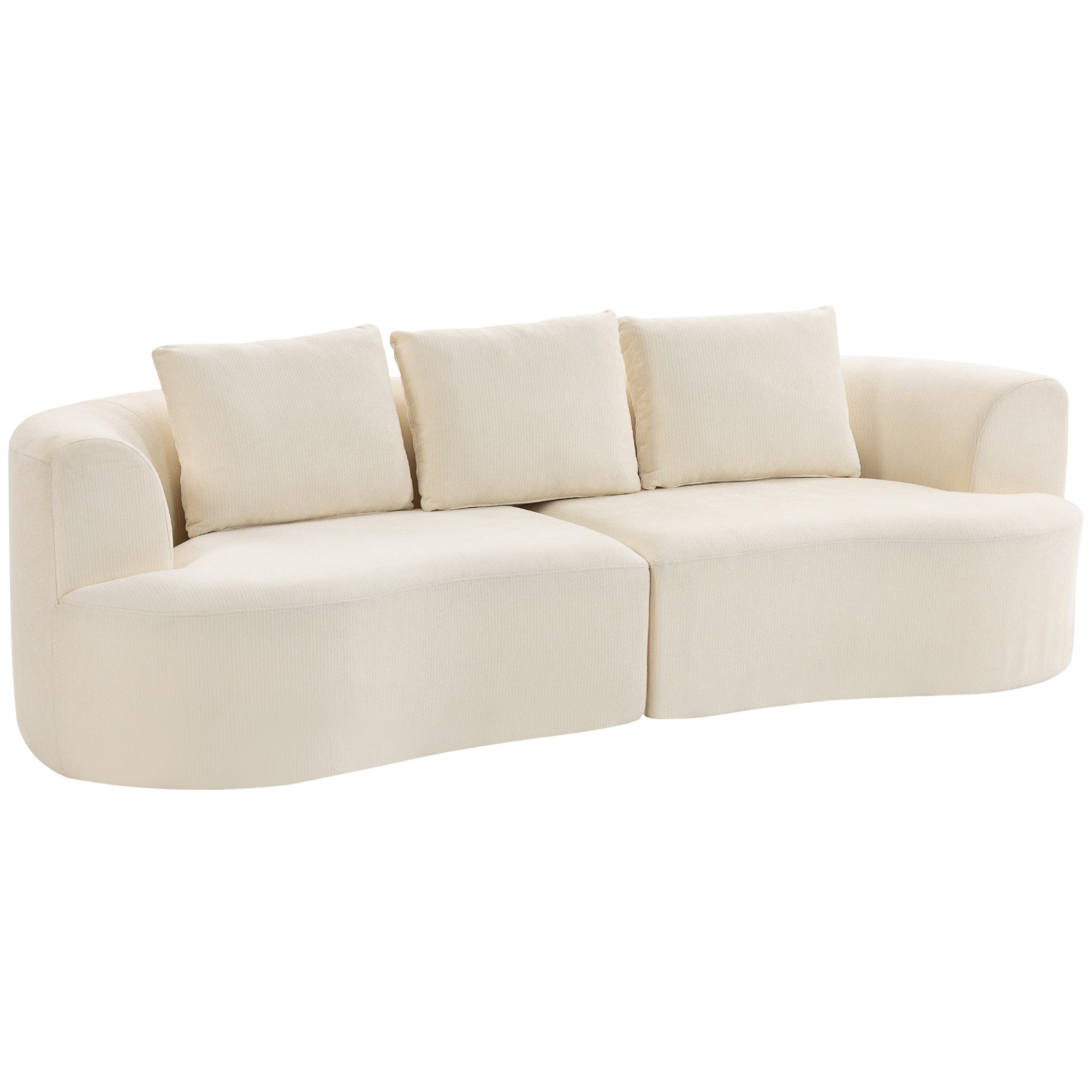 Canapé 3 Places chenille HOMCOM | Leroy Merlin