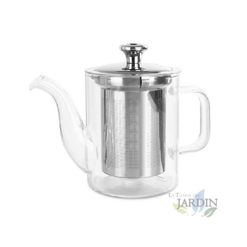 Tetera Vidrio Borosilicato Resistencia Térmica, Capacidad 400ml, tetera ...