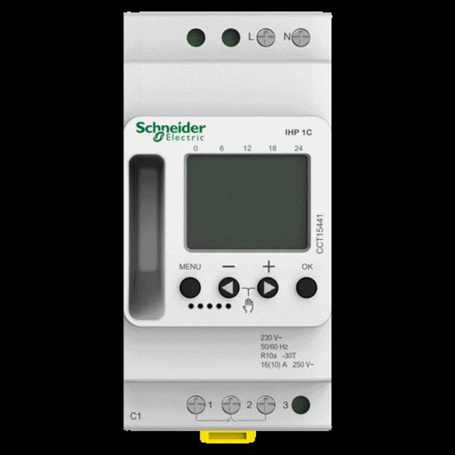 Schneider CCT15441 Interruptor horario programable de 7 días Acti9 ...