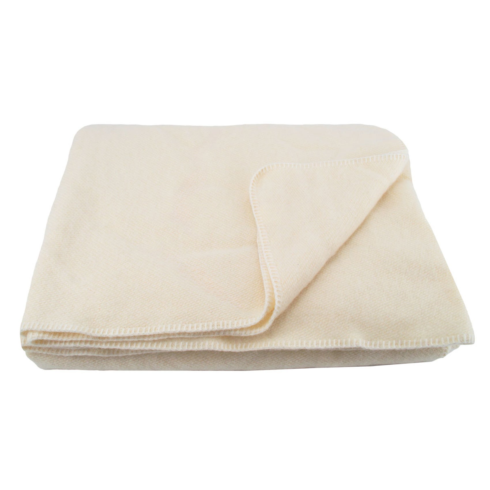 Couverture chaude laine et mohair - Naturel - 220x240 cm - Laine/Mohair ...