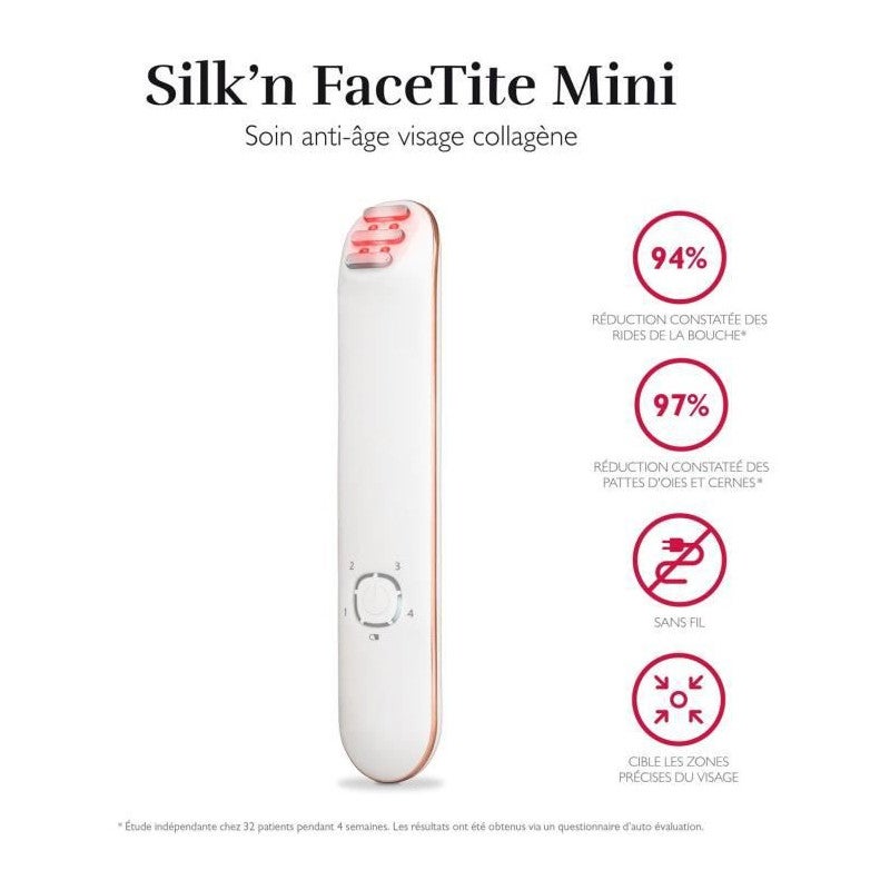 Booster de collagene visage et contour des yeux - SILK'N Facetite mini ...