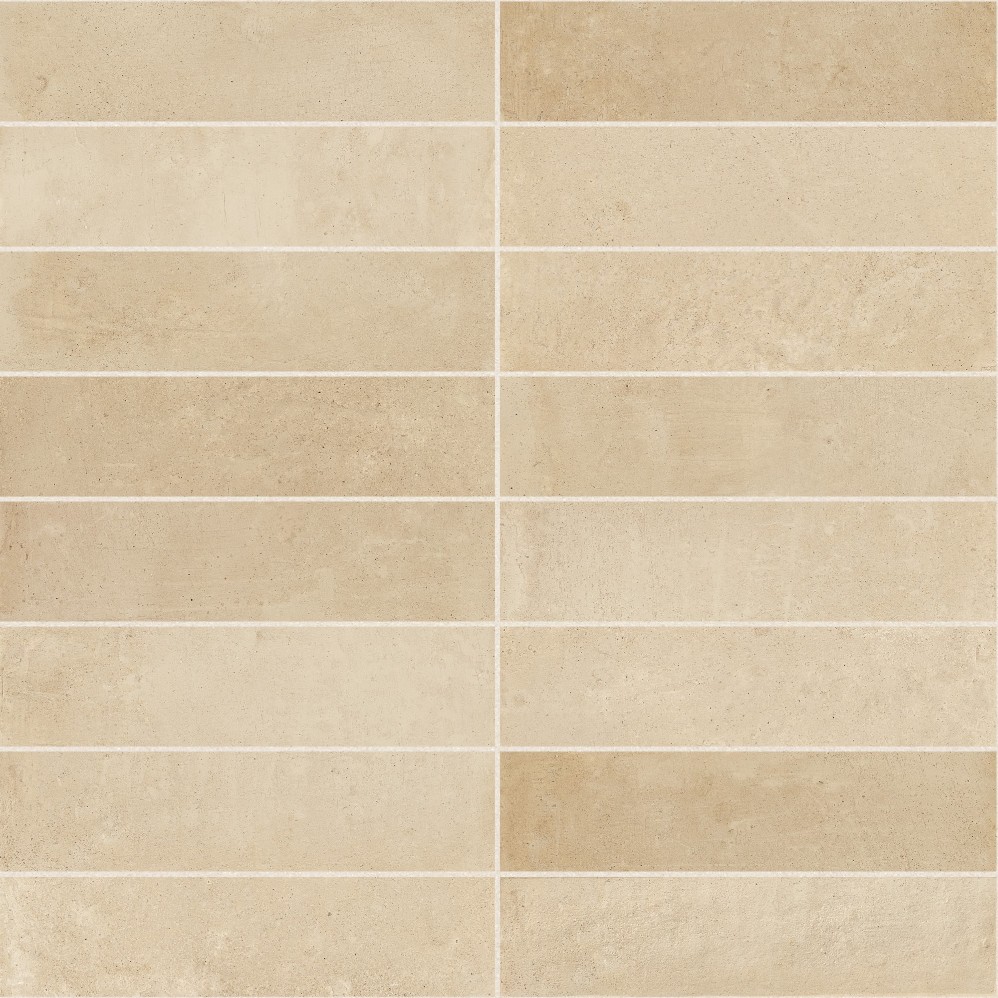 Carrelage effet Zellige Ocre 18,4x4,6x0,85 cm Terronys - Sol et mur ...
