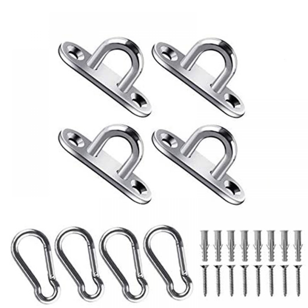 Ganchos de techo rectangulares de acero inoxidable para columpios ...