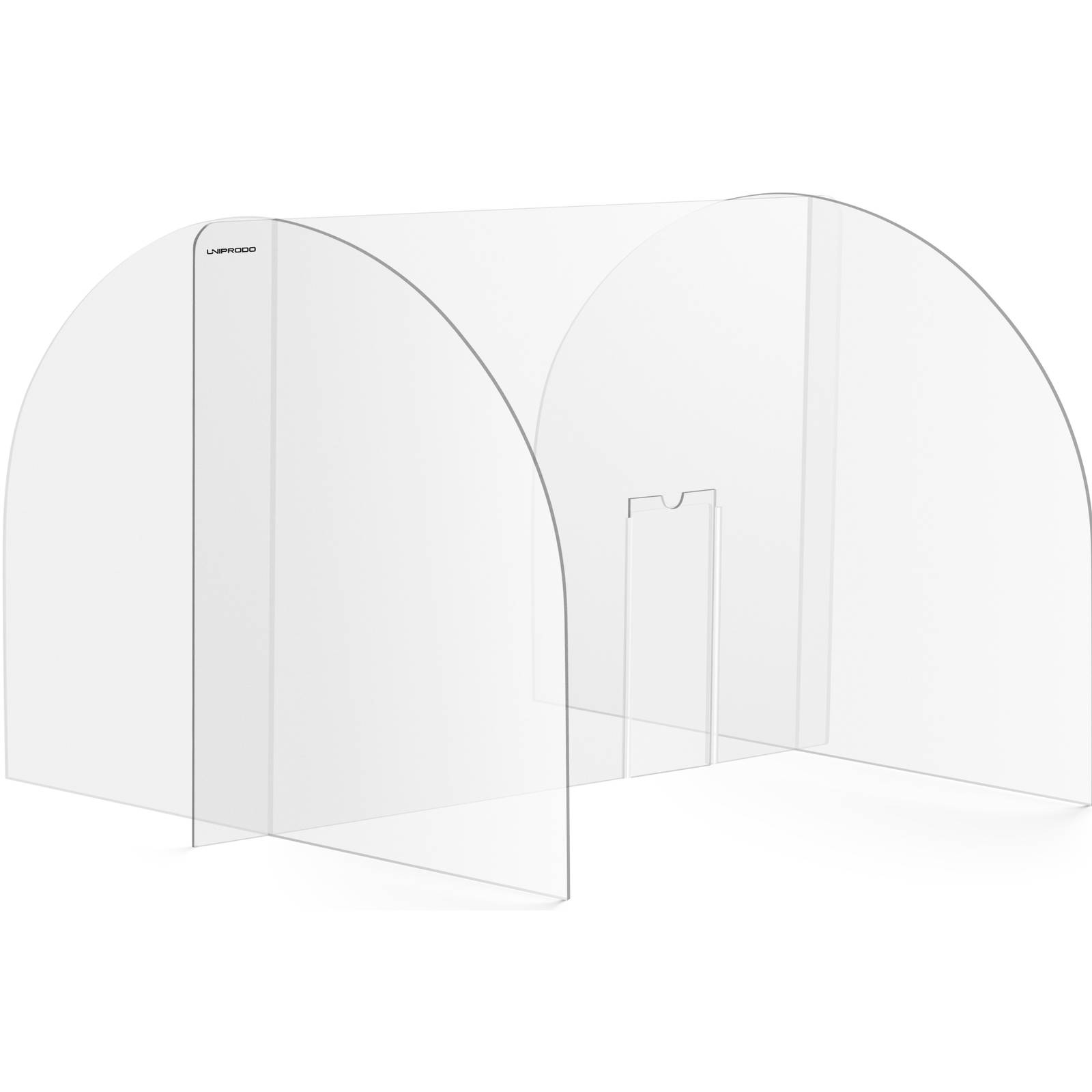 Protection plexiglass - Uniprodo - Transparent - Taille : 80 x 60 cm ...