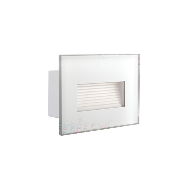Mini 3W Rectangular Spot IP44 AC220-240V White GLASI - Natural White ...