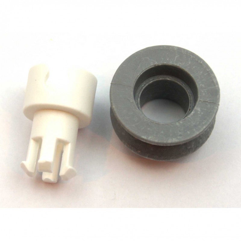 Kit roulette panier superieur pour lave-vaisselle Whirlpool C00104640 ...