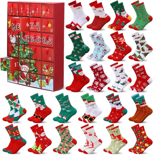 Calendrier de l'Avent de Noël, Calendrier de compte à rebours de Noël ...
