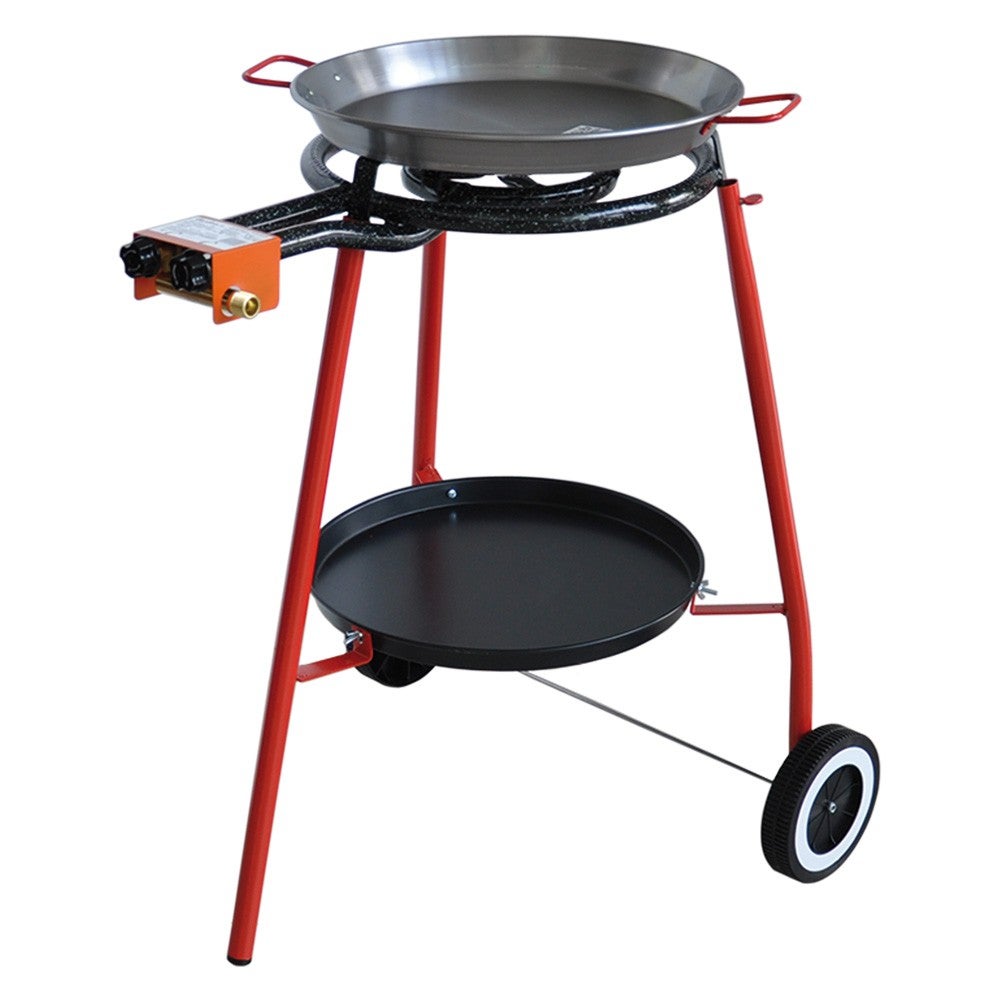 PAELLERO GAS+PAELLA 46CM+RUEDA | Leroy Merlin