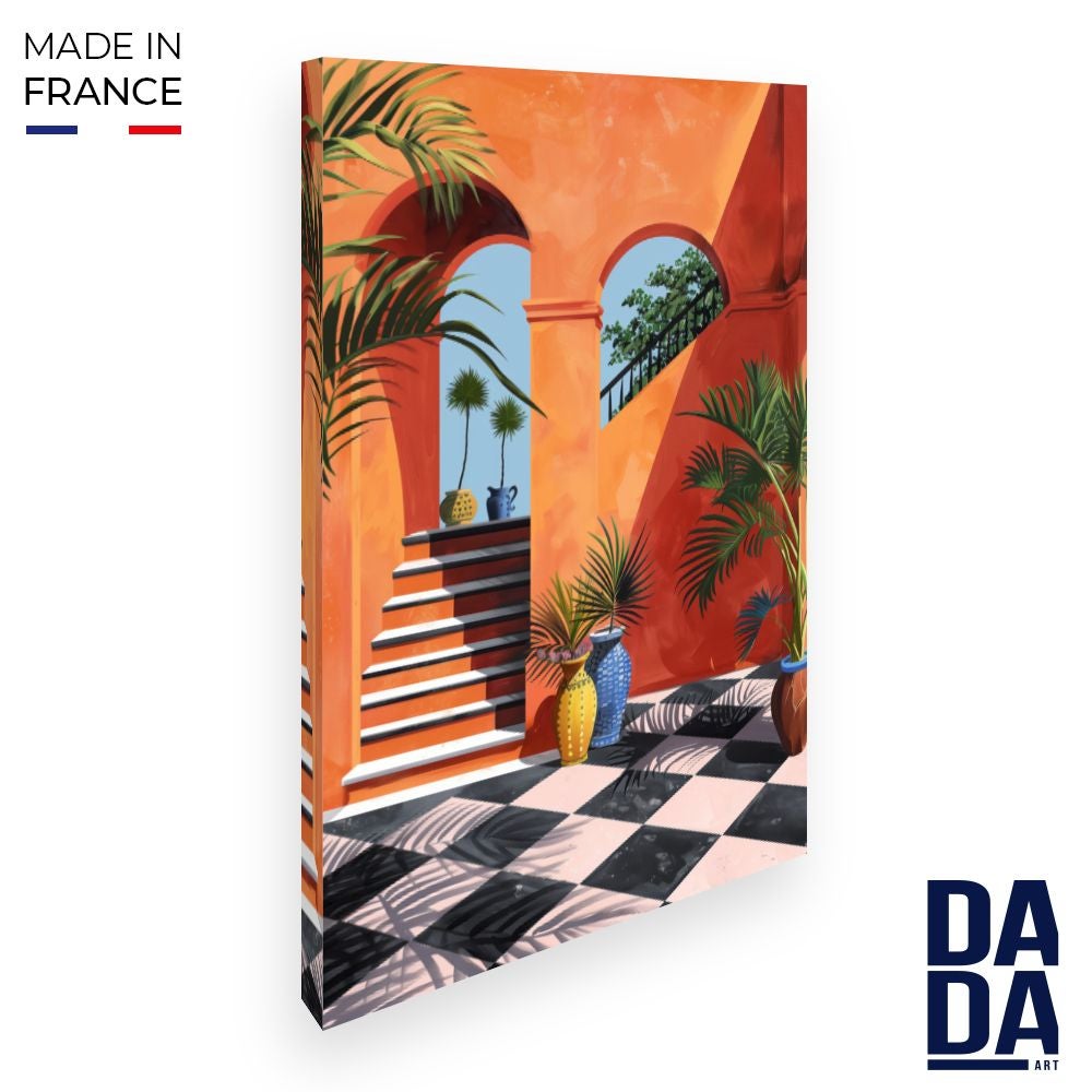 Toile murale Évasion méditerranéenne / 60x90cm / Fabriqué en France ...
