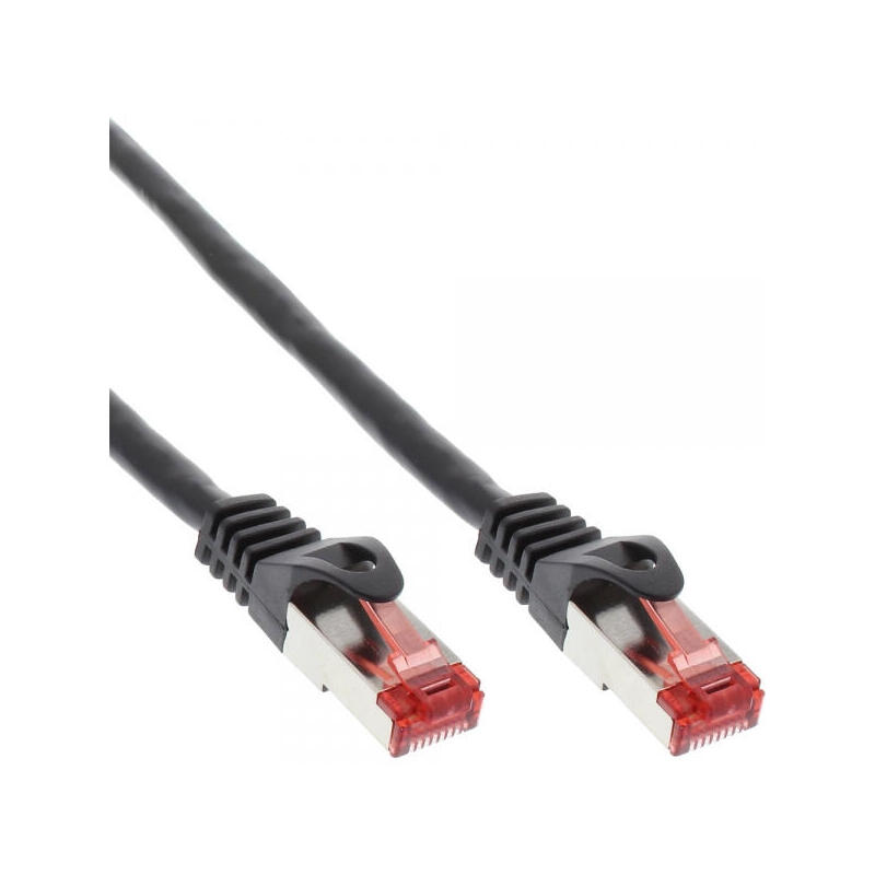 Inline crossover pc a pc direct connect cable s/ftp cat.6 negro 15m ...
