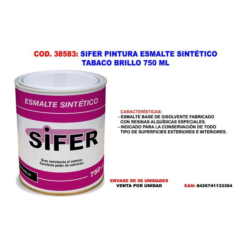 Sifer Esmalte Sintético Brillo Tabaco 750 ml | Leroy Merlin
