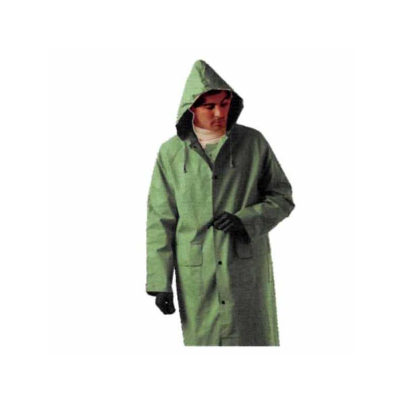Abrigo Impermeable Verde para Hombre - Protección Contra la Lluvia ...