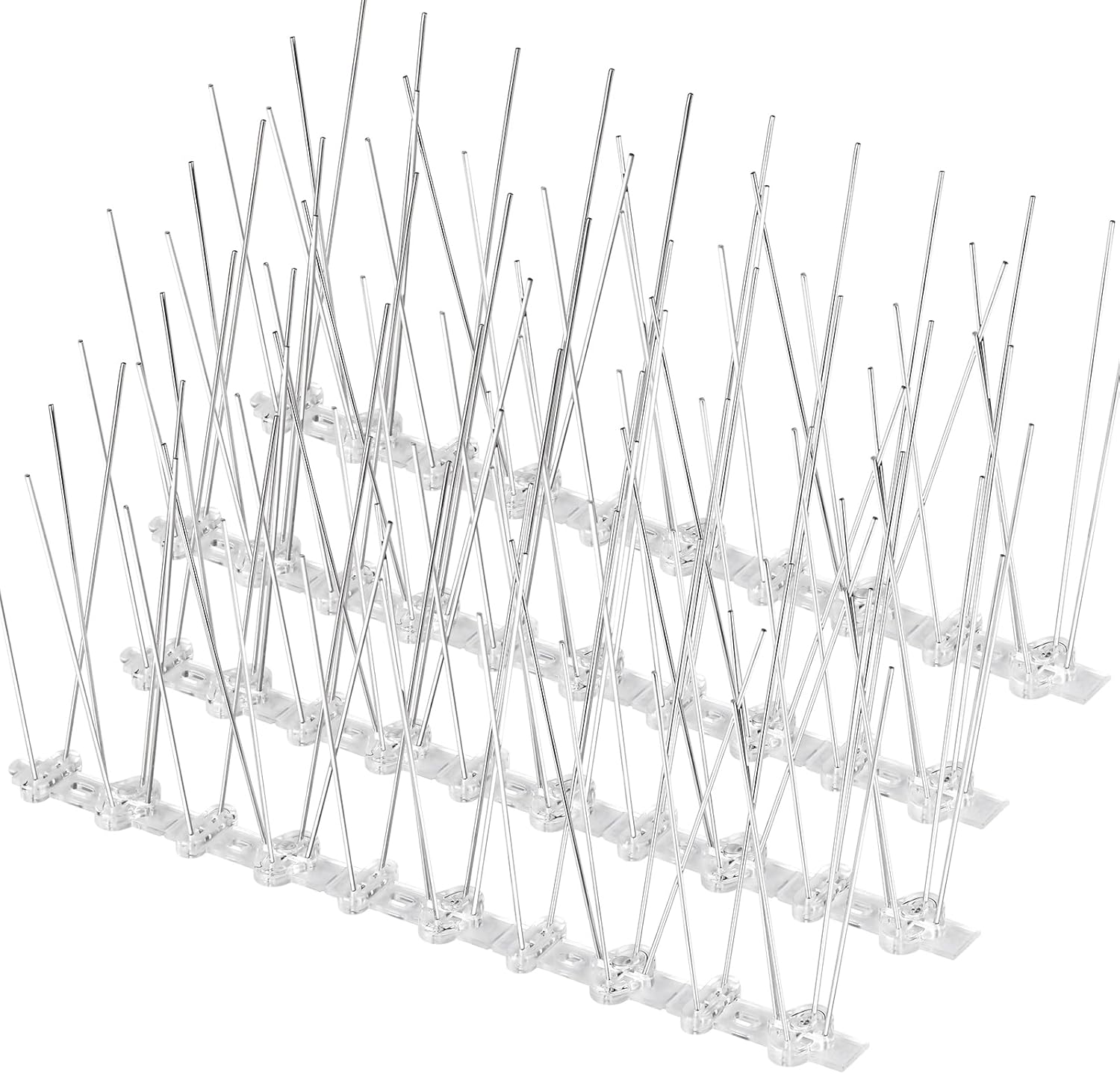 Lot de 10 pointes anti-oiseaux pour l'extérieur, pointes de pigeon avec ...
