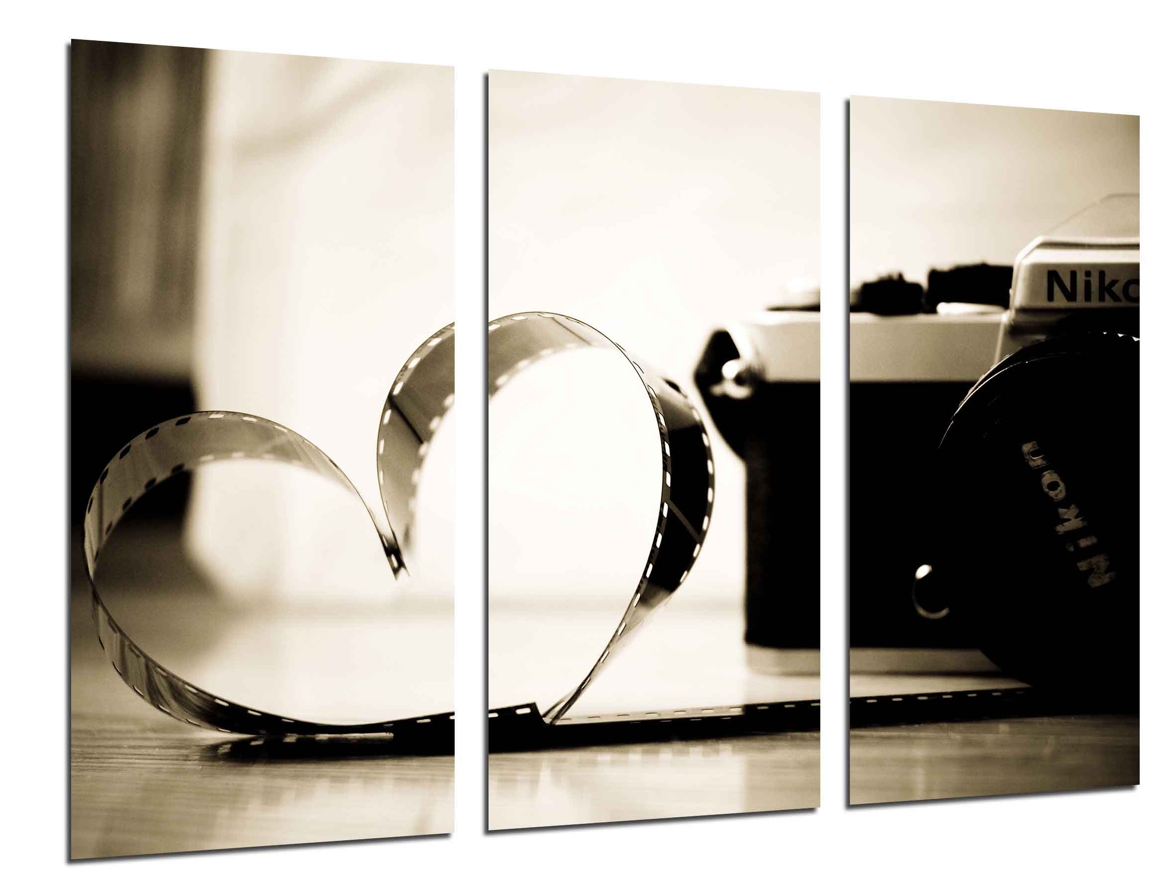 Set de posters Camara Nikon Vintage, Carrete Fotografico de Amor ...