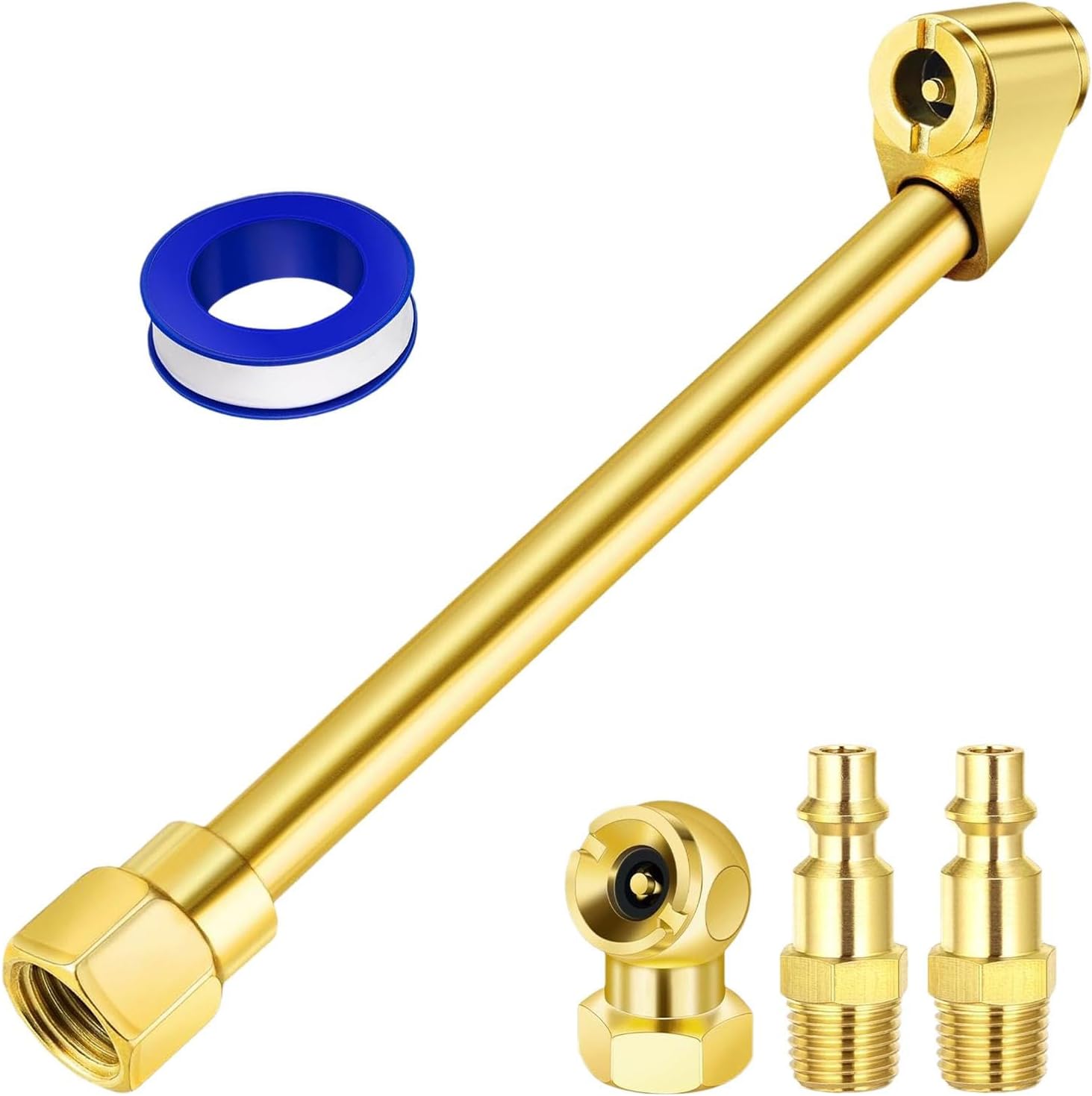 (1/4) two-way air valve kit, tire inflation kit, sturdy air pipe ...