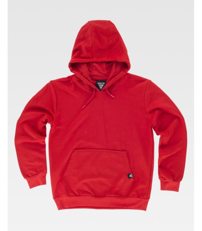 Sudadera básica con capucha y cordón ajustable. Cubrecosturas en el ...