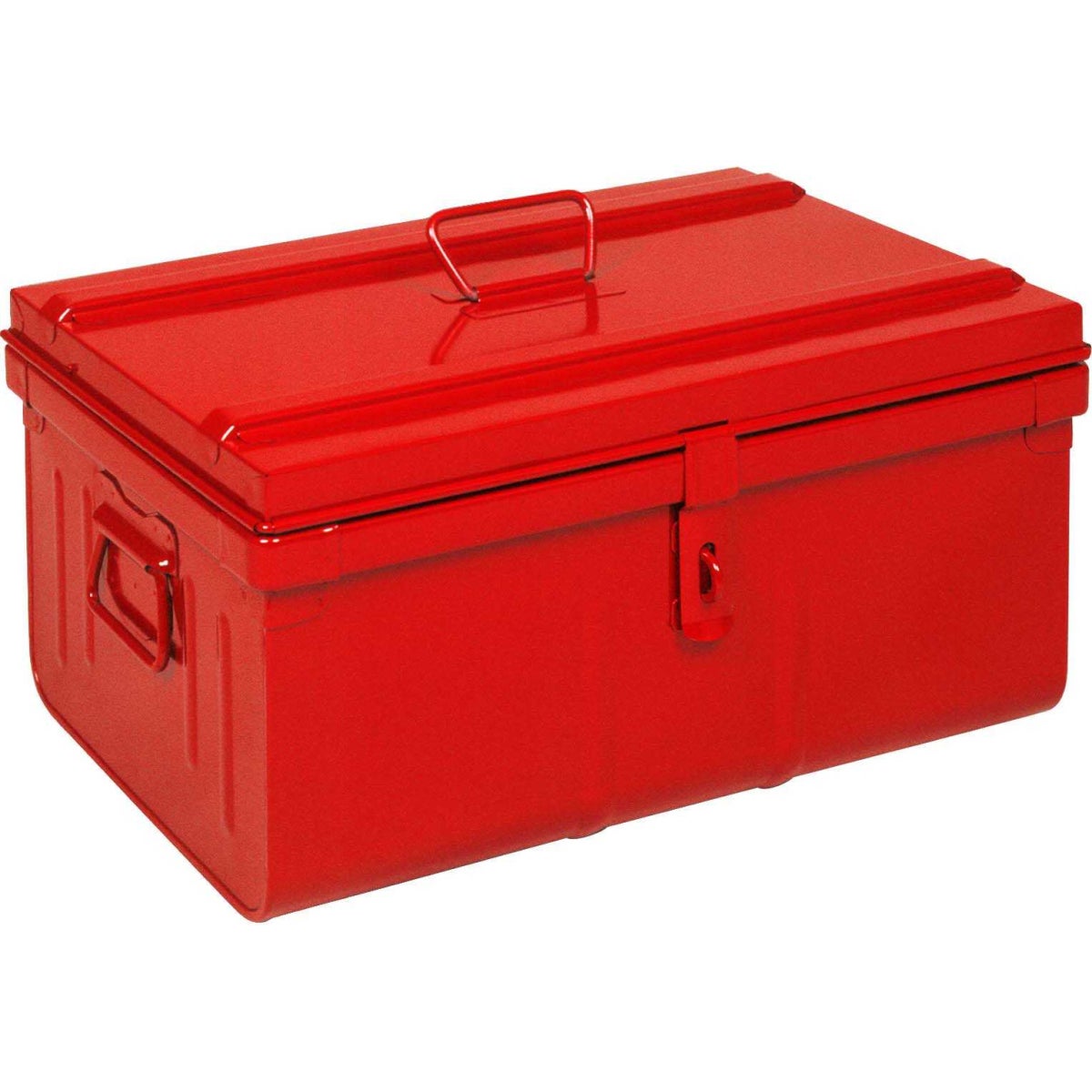 Malle de rangement métal rouge Dax L 52 x 29 x P 37cm | Leroy Merlin