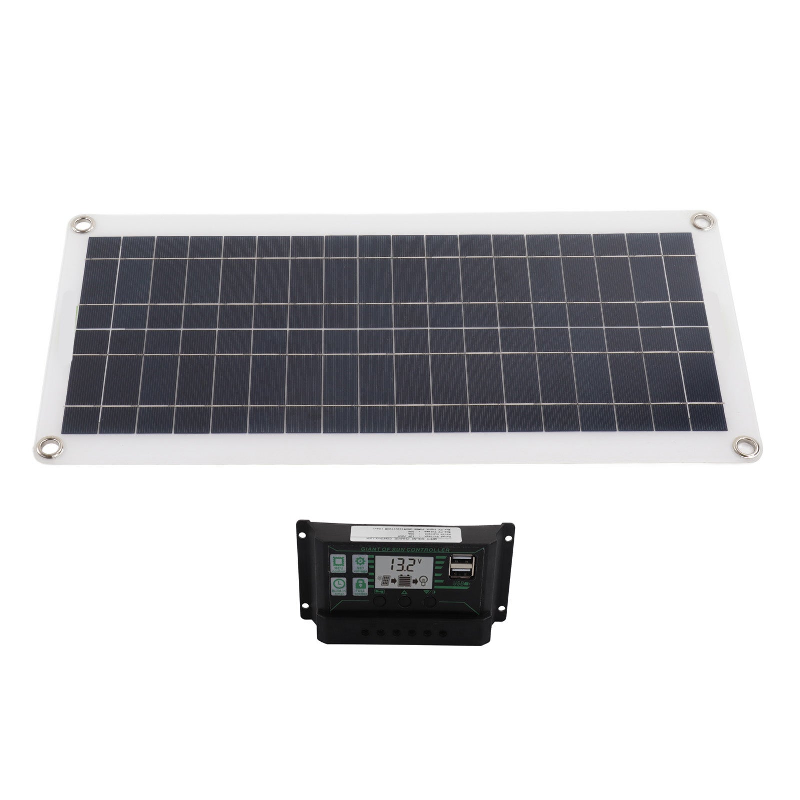 30W Solar panneau 30A chargeur Voltage Controller kit Polycrystalline ...