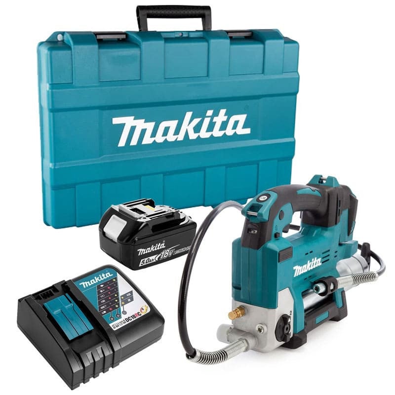 Pompe à graisse 18V LXT Li-Ion (1x5,0 Ah) en coffret synthétique ...