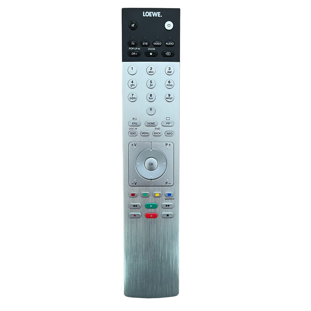 Télécommande TV LOEWE Assist 1 aluminium (89900A23) | Leroy Merlin