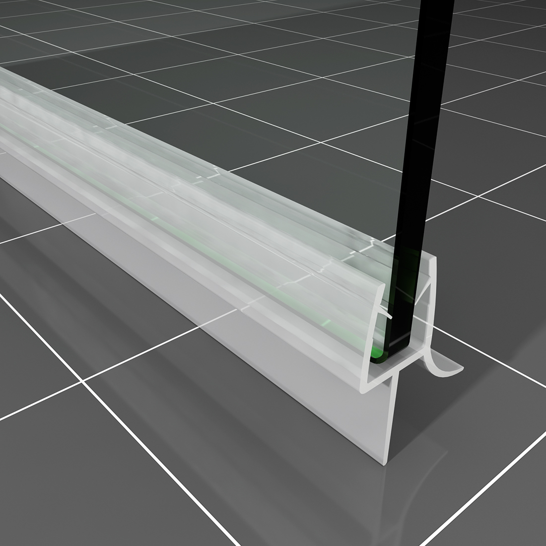 Junta de mampara de ducha de silicona de 800 mm, para sustituir la goma ...