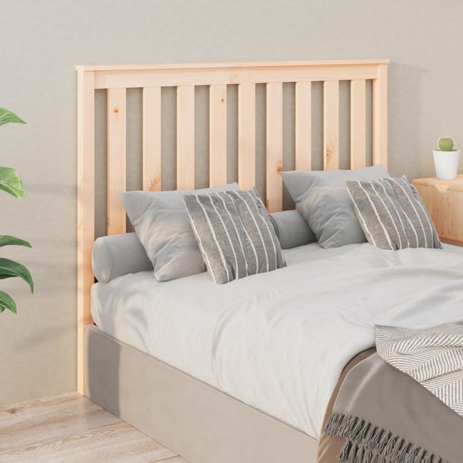 Cabecero De Cama Madera Maciza De Pino 141x6x101 Cm Leroy Merlin