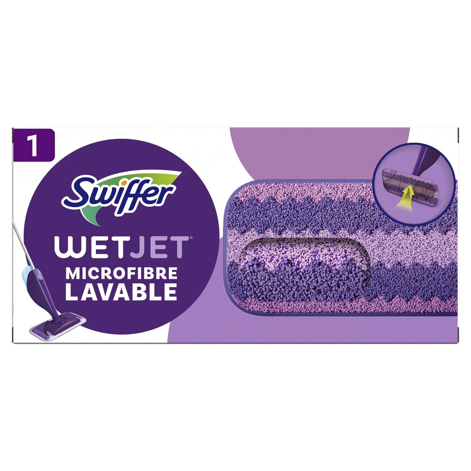 Swiffer Wetjet Scopa Spray, salvietta in microfibra lavabile ...