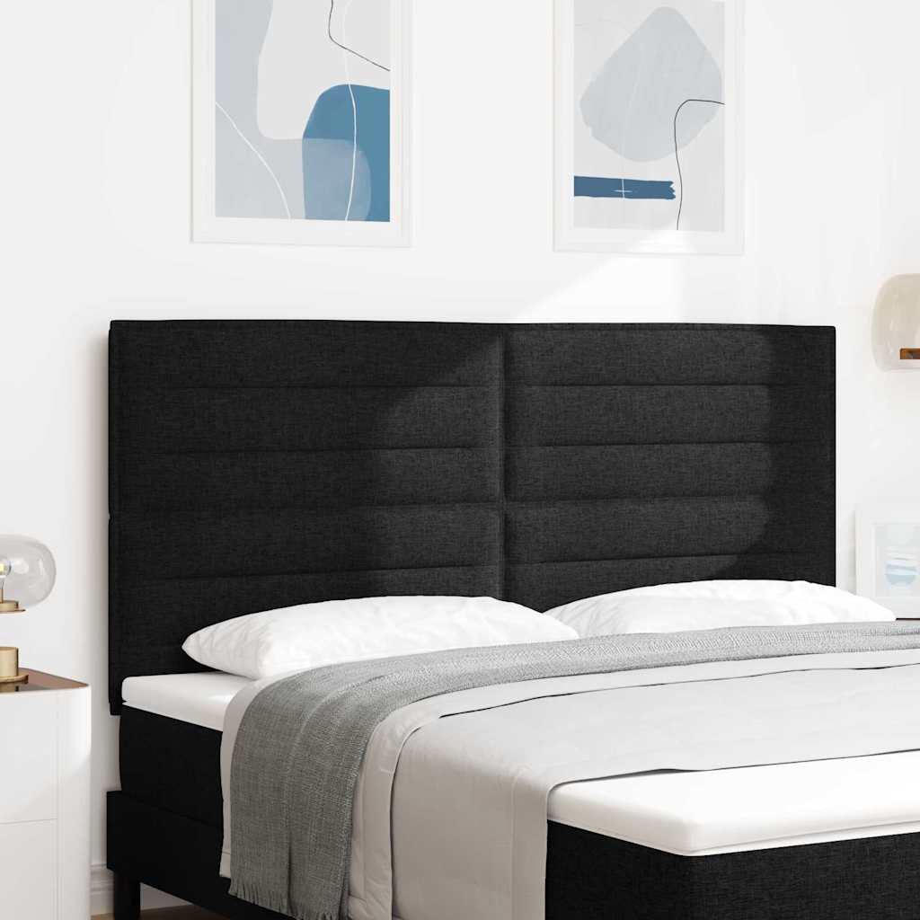 Tête de lit Noir 180 cm tissu | Leroy Merlin