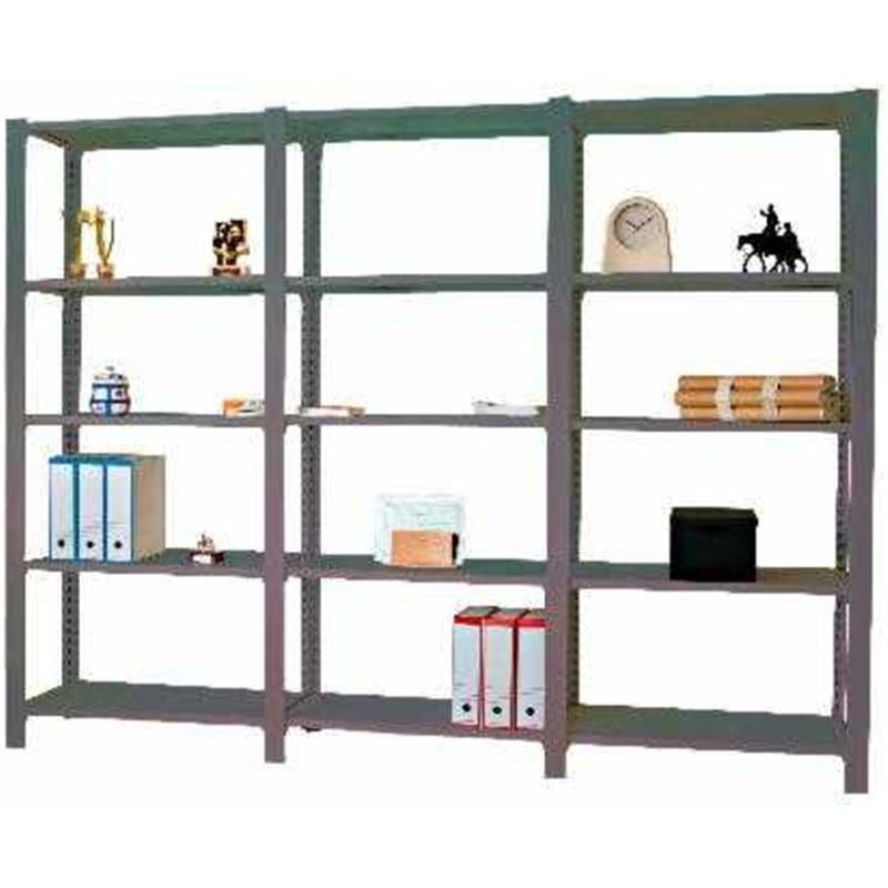 Estanteria PACK OFFICLICK 5/300 METAL I+A+A ANTRACITA/ANTRACI - 8425437108884 - Simon Rack ...