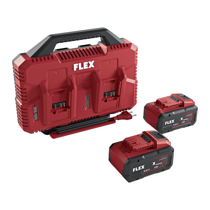 Pack énergie 18 88 Duo SP chargeur double CA SP et 2 batteries 8Ah 18V ...