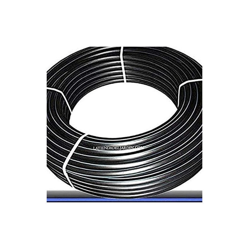 Tuyau polyéthylène alimentaire 50mm 16 bar 50m PE100 HD, bande bleu ...
